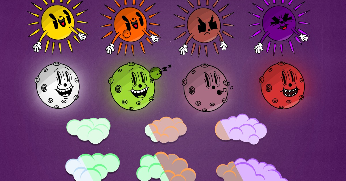 Old Style Cartoon Sky | 2D Characters | Unity Asset Store