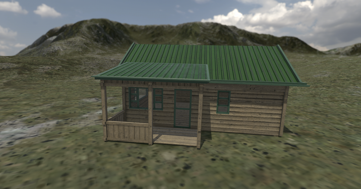 Cabin | 3D Exterior | Unity Asset Store