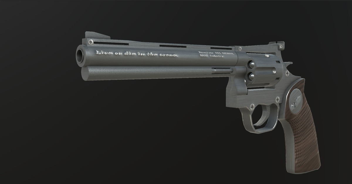Revolver Gun(PBR) | 3D Guns | Unity Asset Store