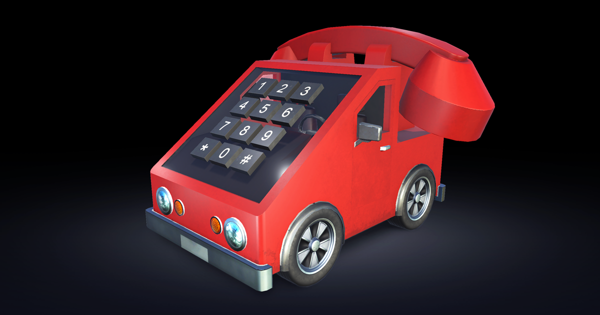 Low Poly Phone Car | 3D 지상 | Unity Asset Store