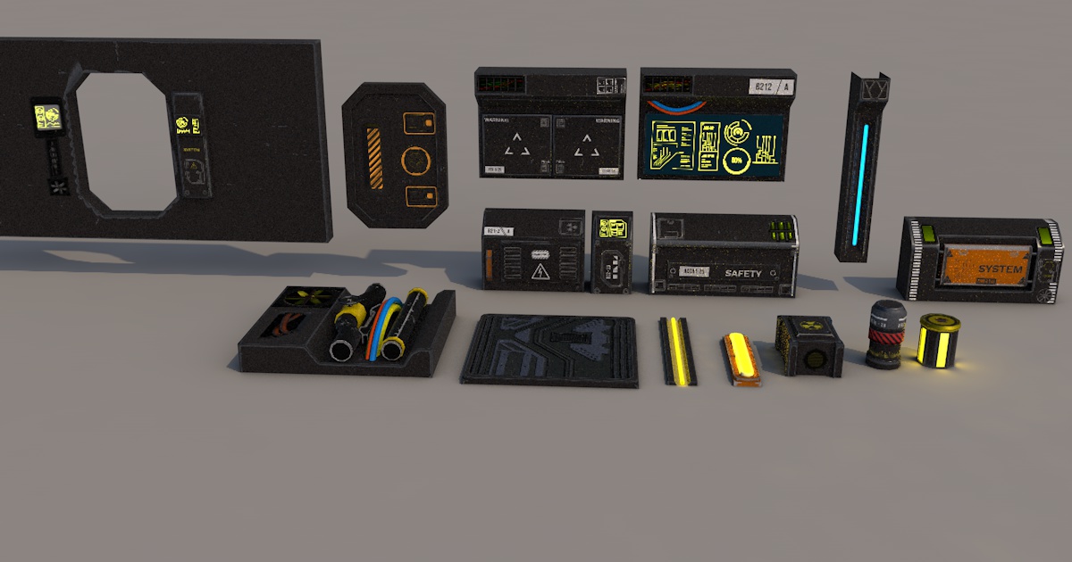 Sci-Fi Corridor 01 | 3D Sci-Fi | Unity Asset Store