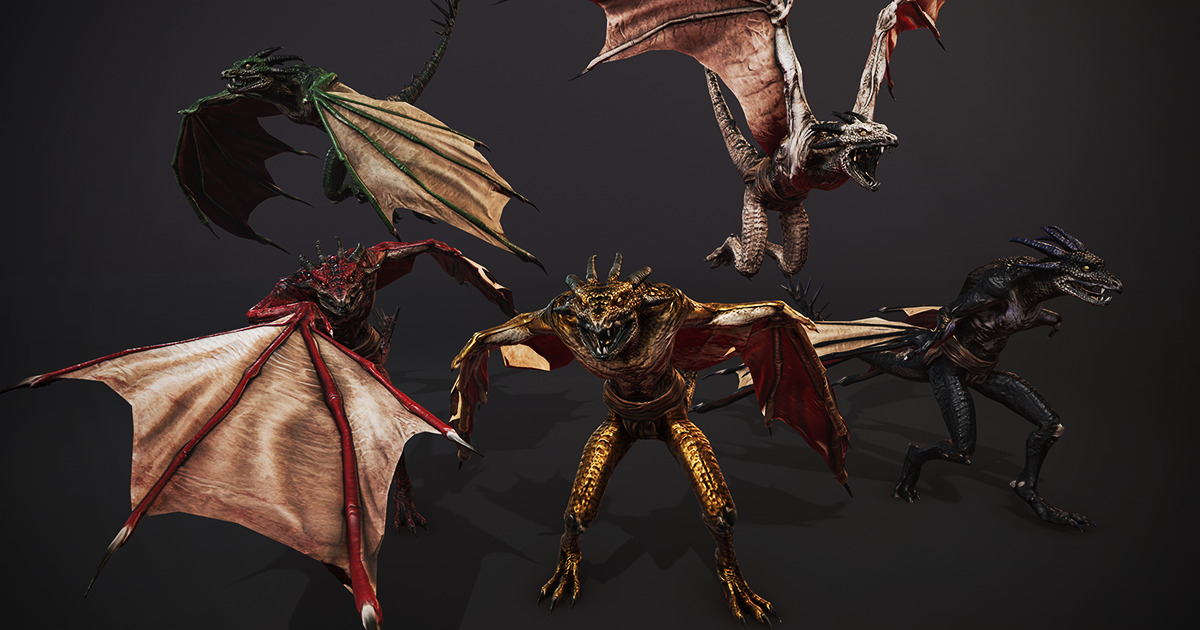 Flying Lizard | Characters | Unity Asset Store