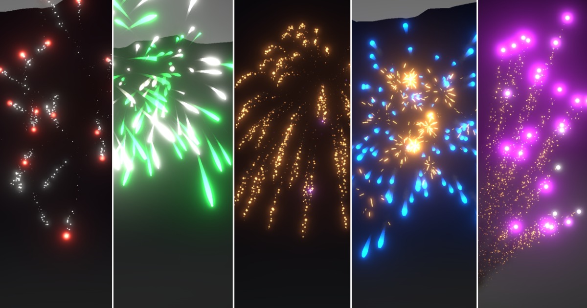 VFX Graph - Fireworks - Vol. 1 | VFX | Unity Asset Store