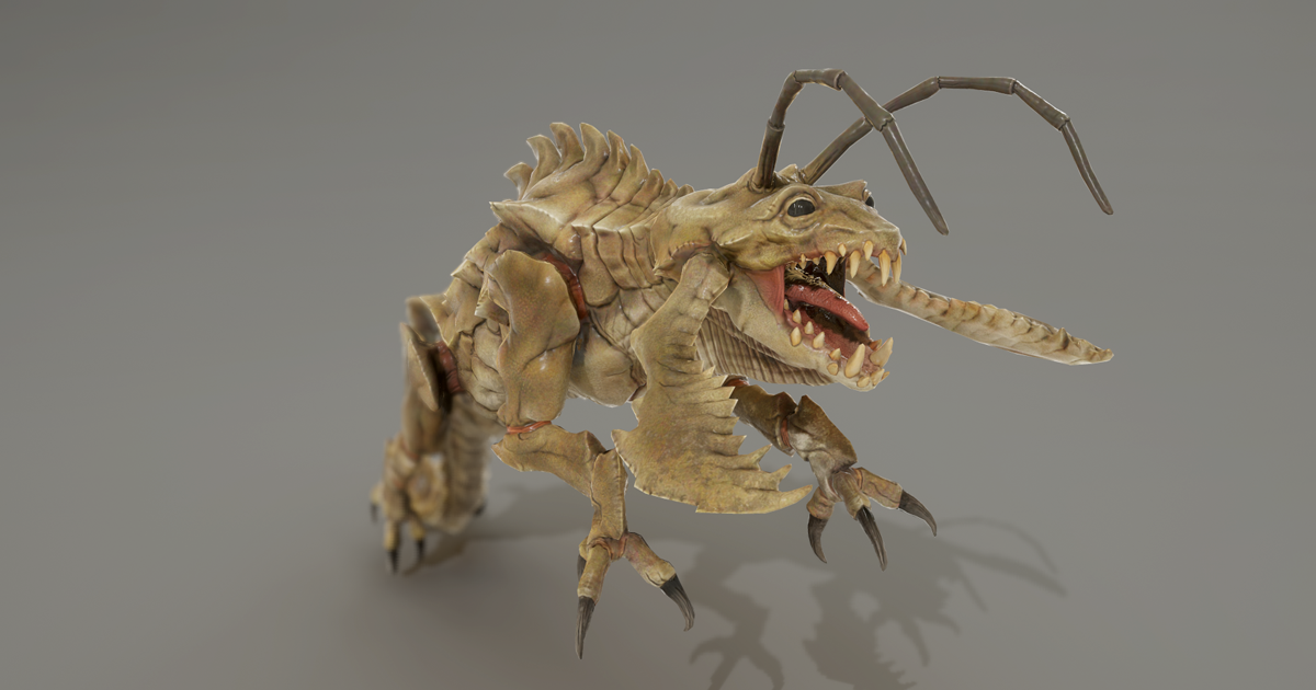 SCI FI: LUCANOPS | 3D Creatures | Unity Asset Store