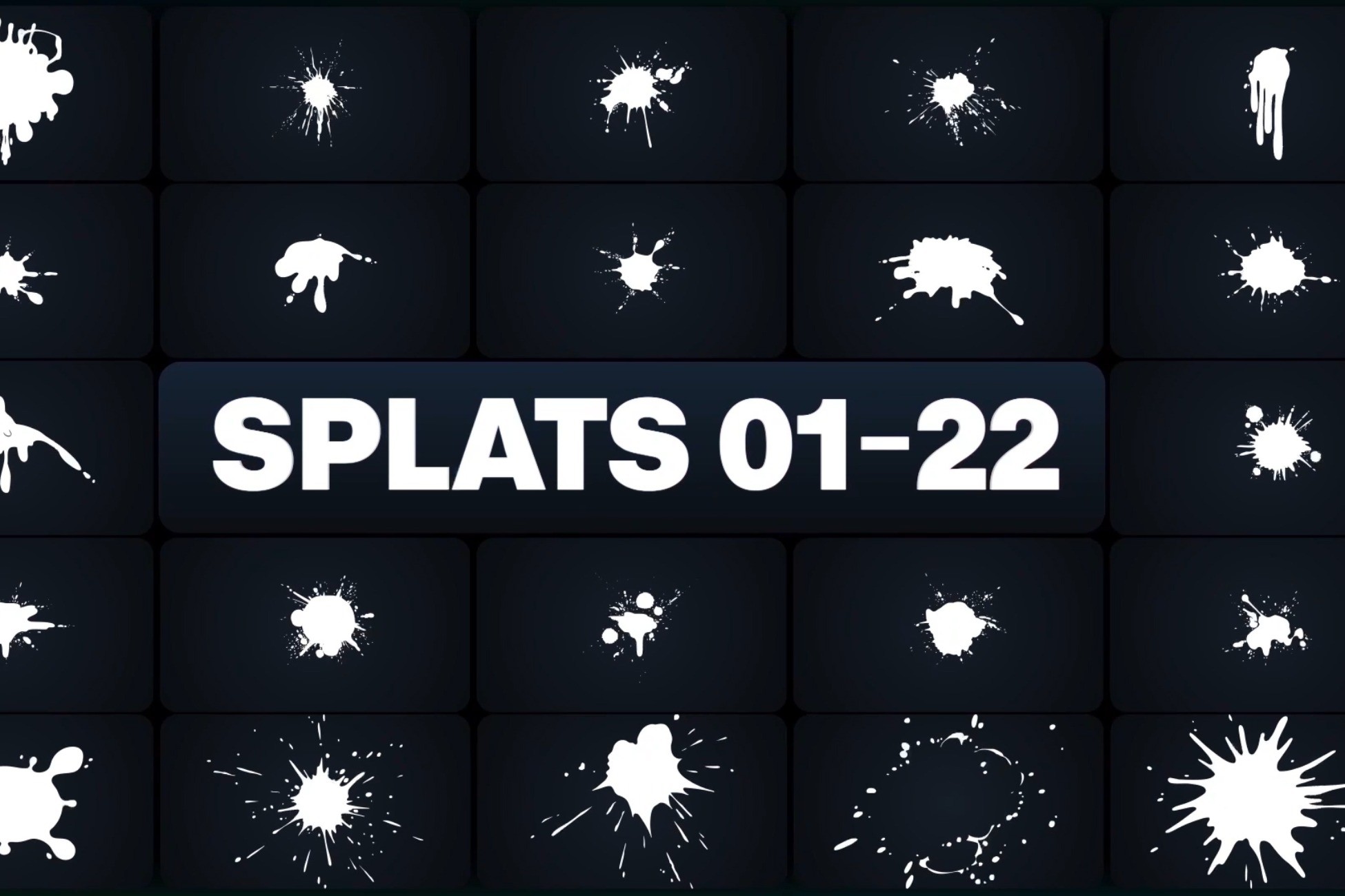 Splats 01-22 | 2D Textures & Materials | Unity Asset Store