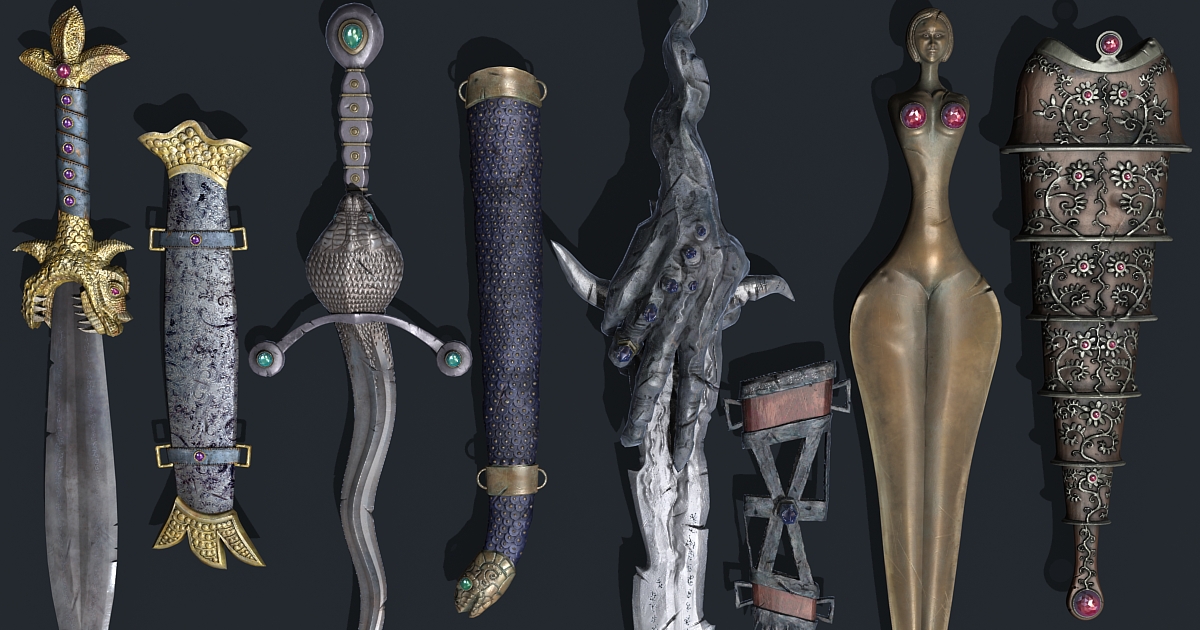 Legendary Swords Collection | 3D Characters | Unity Asset Store