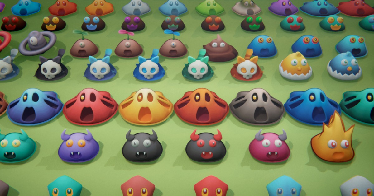 Slime and Creature Companions - 366 Variations | 3D Creatures | Unity ...