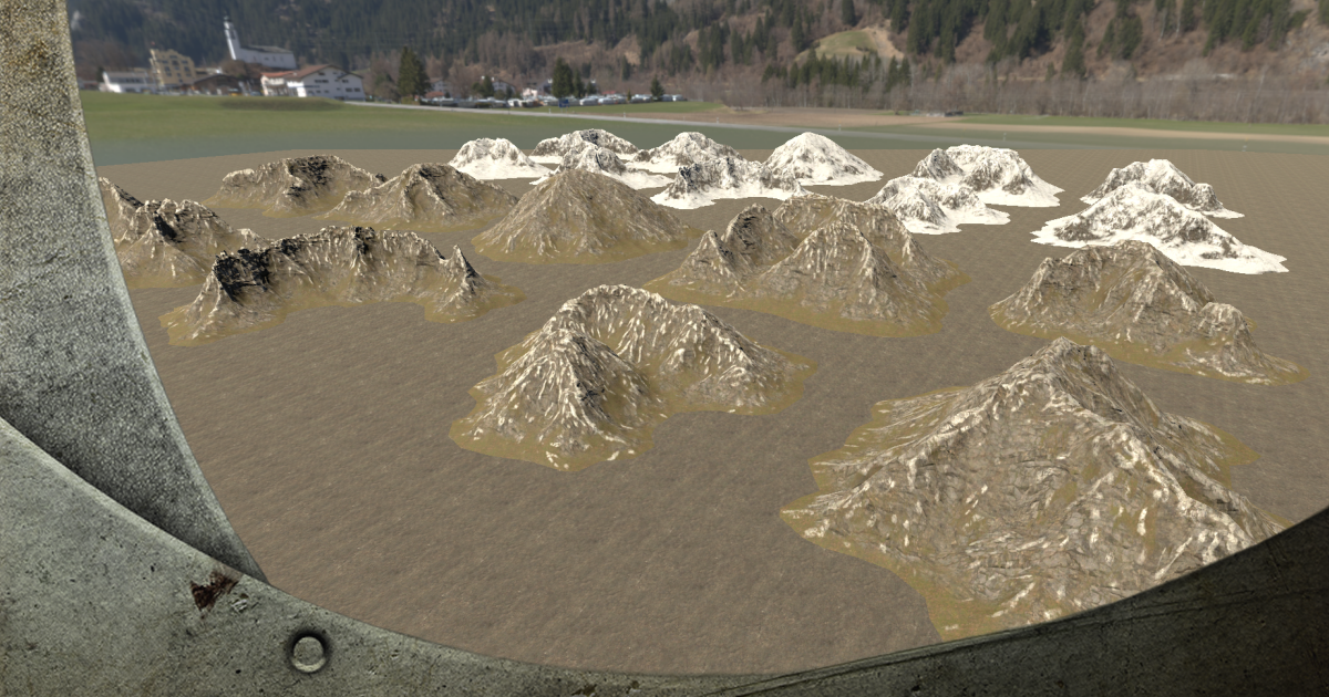 Background Mountains HQ - Lowpoly | 3D Environments | Unity Asset Store