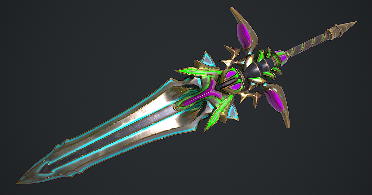 Fantasy sword 19 | 3D Weapons | Unity Asset Store