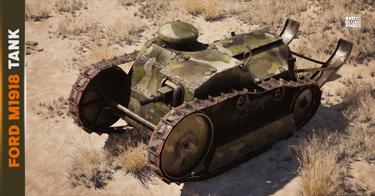 Ford Tank M1918 | 3D Props | Unity Asset Store