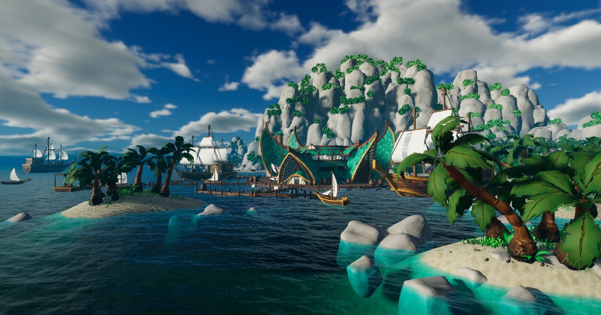 Stylized tropical beach port town | 3D Environments | Unity Asset Store