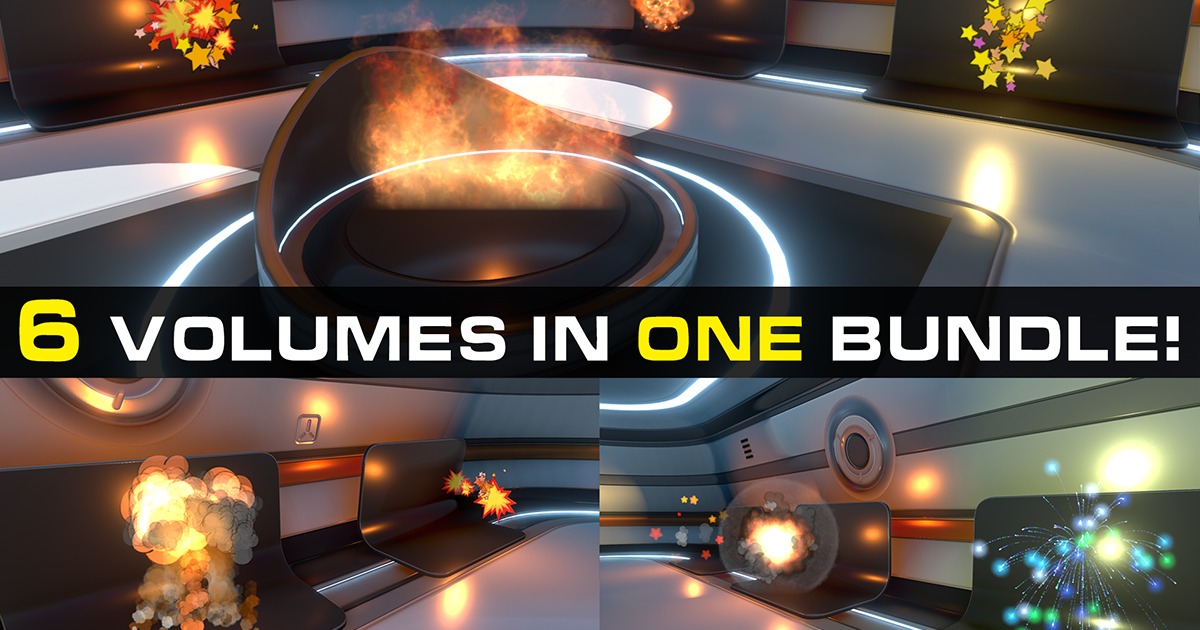 3D Games Explosions Bundle 1 | VFX Particles | Unity Asset Store