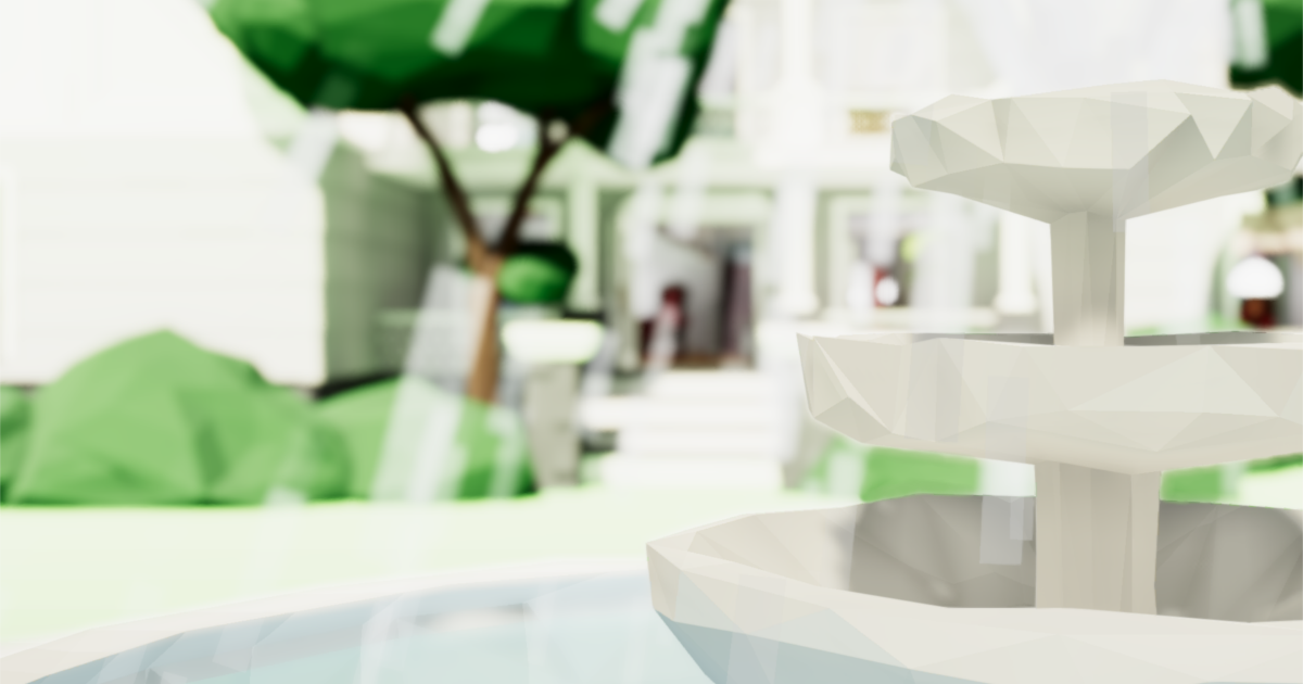 Pemberley: Low Poly Manor | 3D Historic | Unity Asset Store