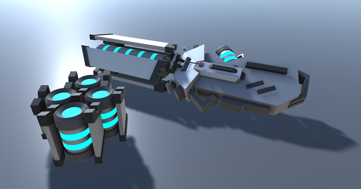Lightning Gun Sci-Fi Weapon | 3D Guns | Unity Asset Store