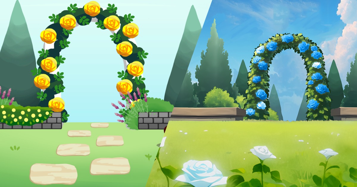 2D_BakcGround_RoseGarden | 2D Environments | Unity Asset Store