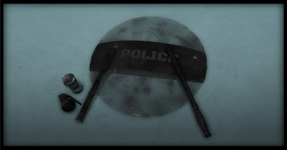 Assortment of Riot Gear | 3D Weapons | Unity Asset Store