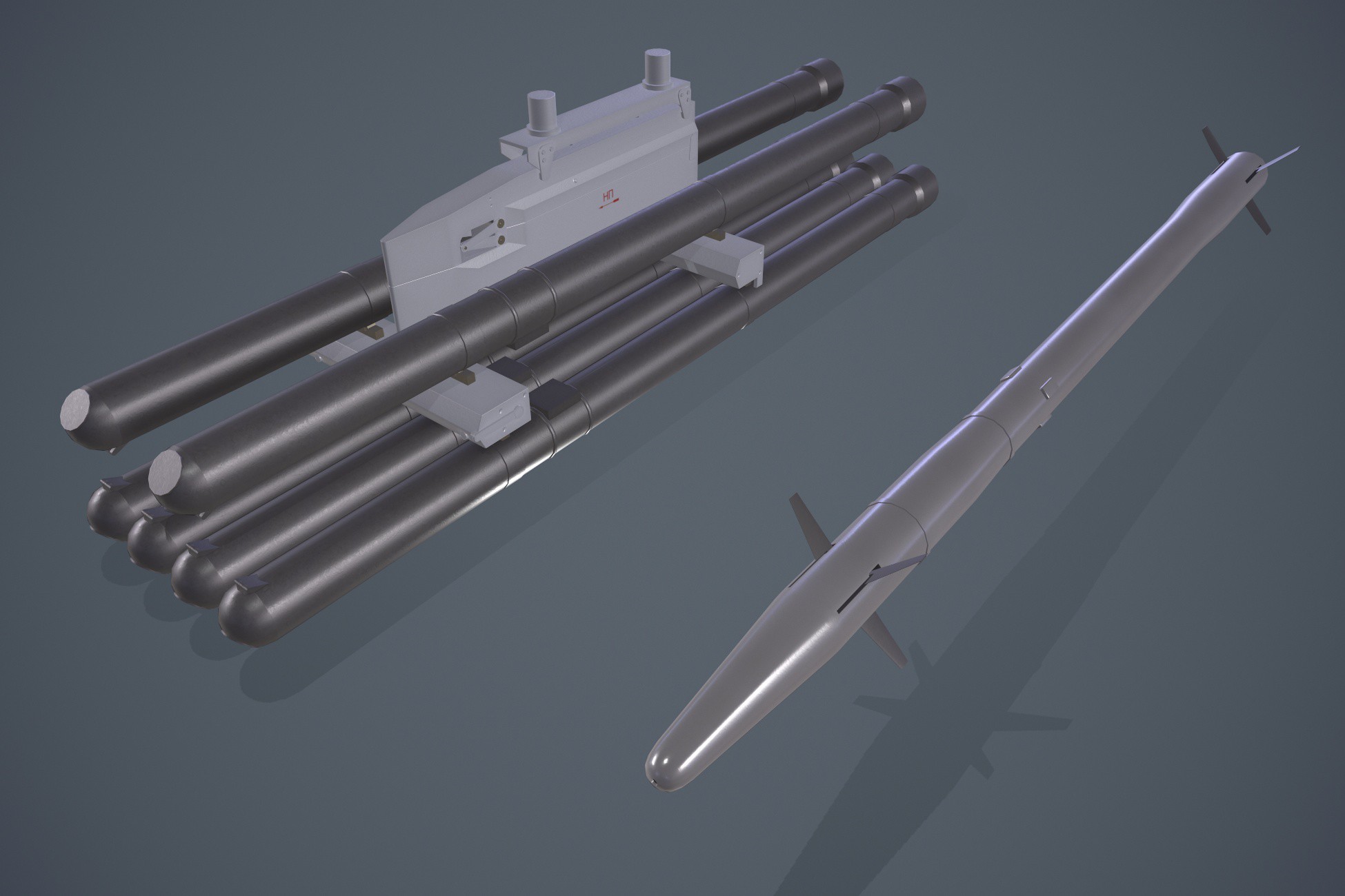 9K121 Scallion Rocket Launcher | 3D 무기 | Unity Asset Store