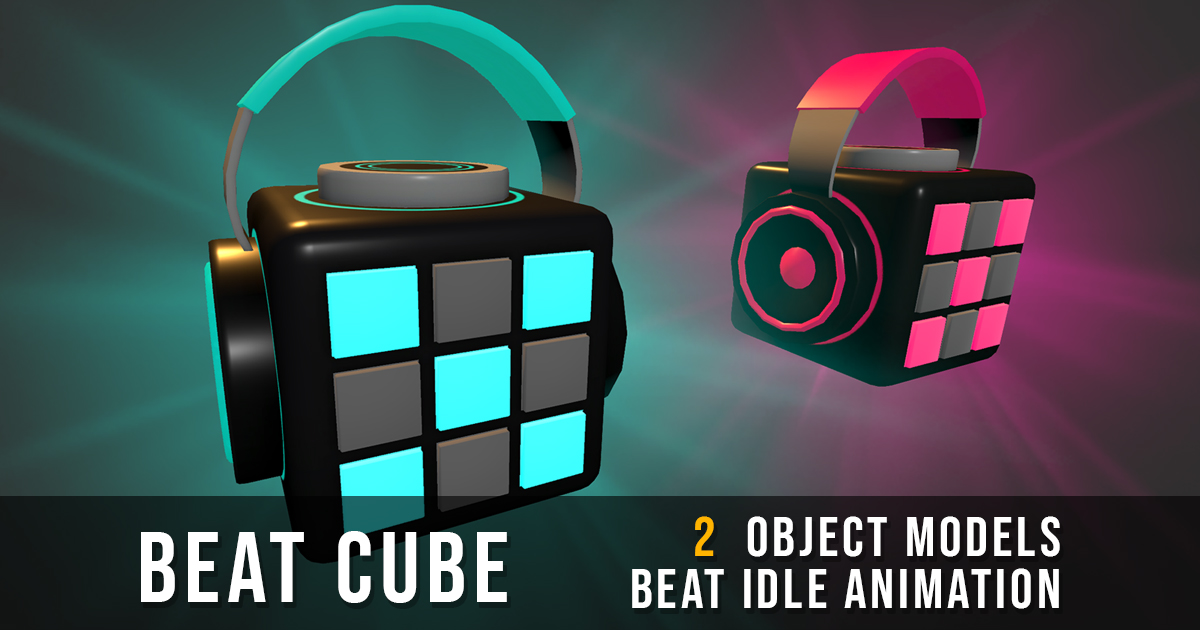 Beat Cube | 3D Robots | Unity Asset Store