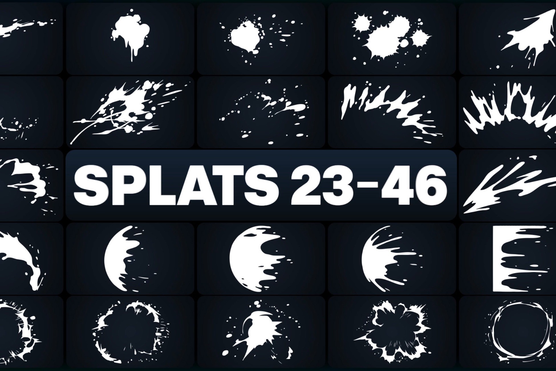 Splats 23-46 | 2D Textures & Materials | Unity Asset Store