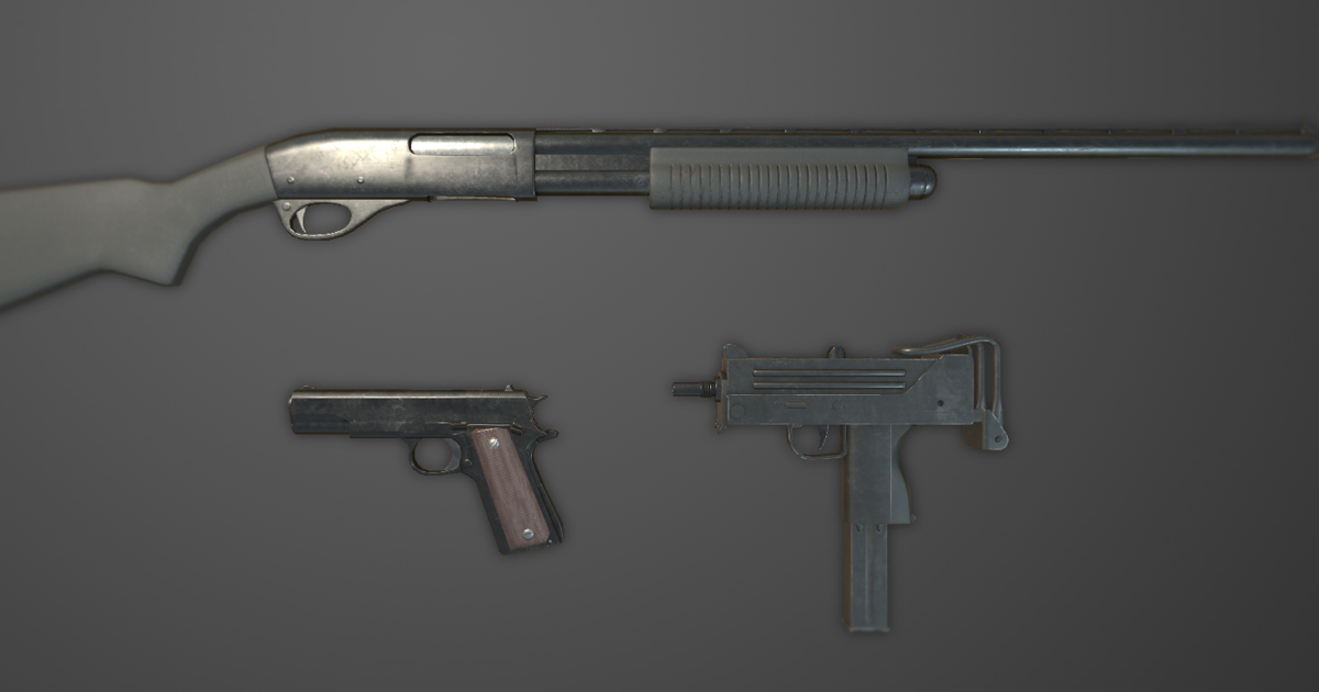 Animated FPS Weapons | 3D Guns | Unity Asset Store