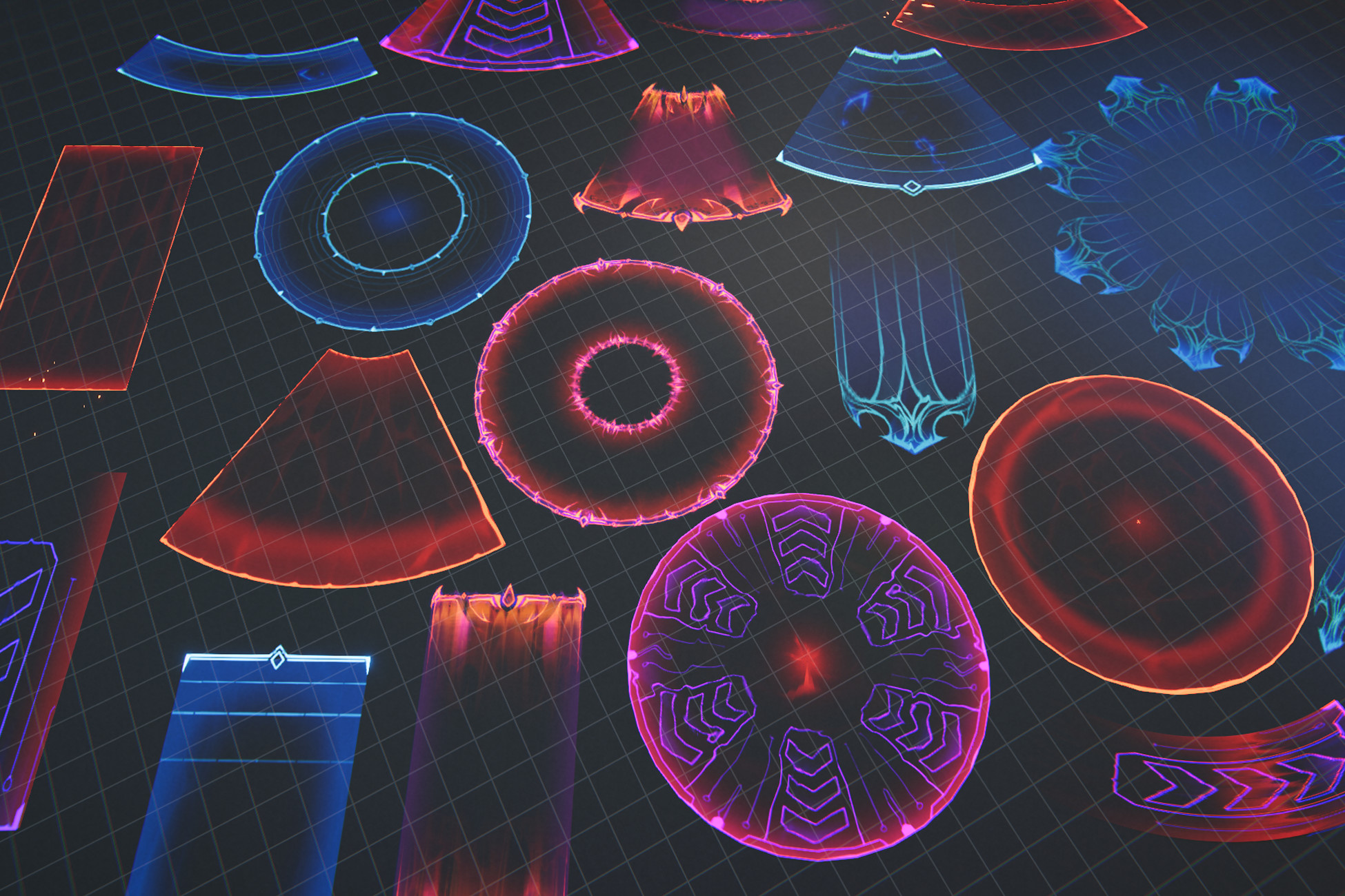 Procedural Spell Indicators VFX by Piloto Studio