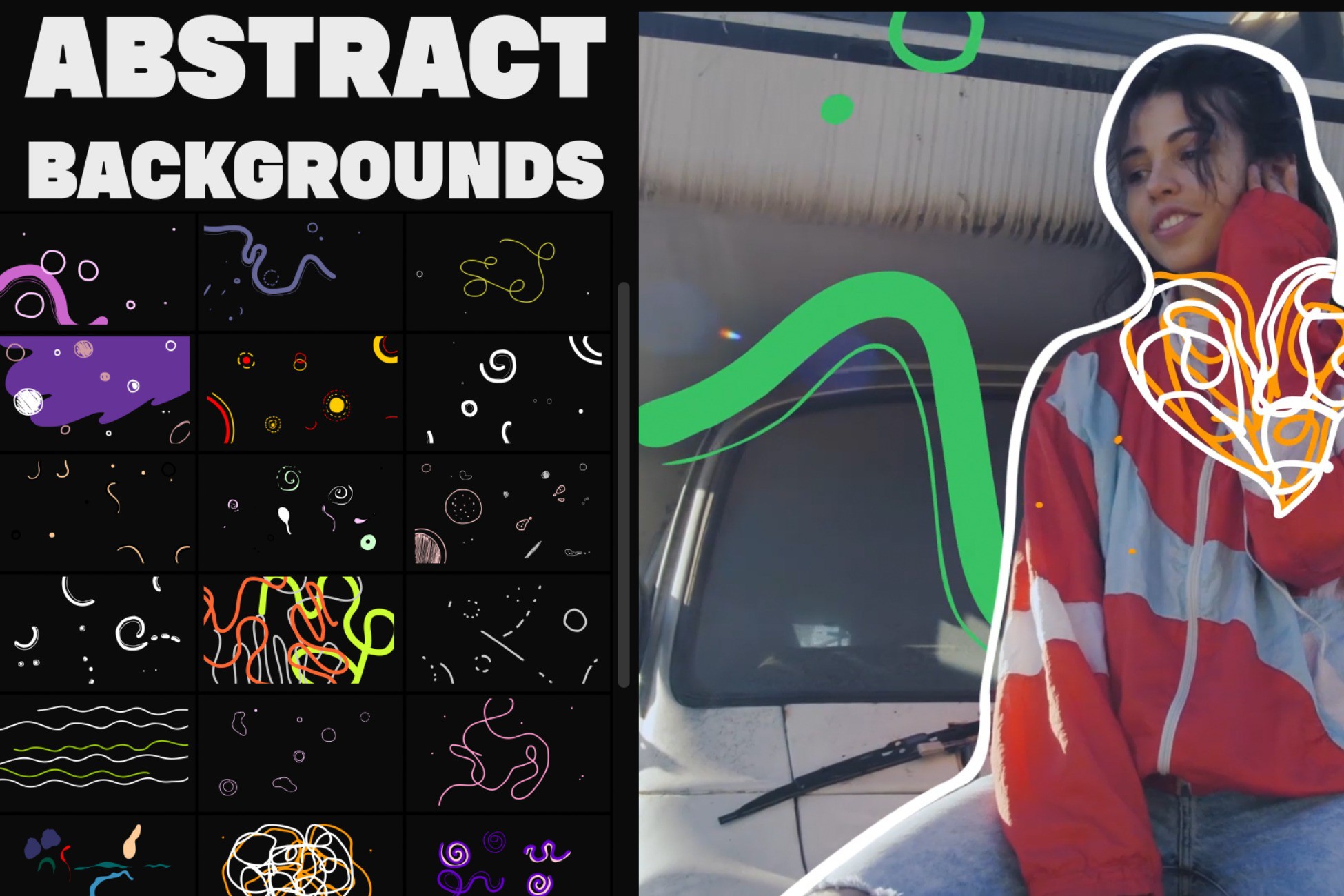 Abstract Backgrounds and Transitions Pack | 2D Textures & Materials ...