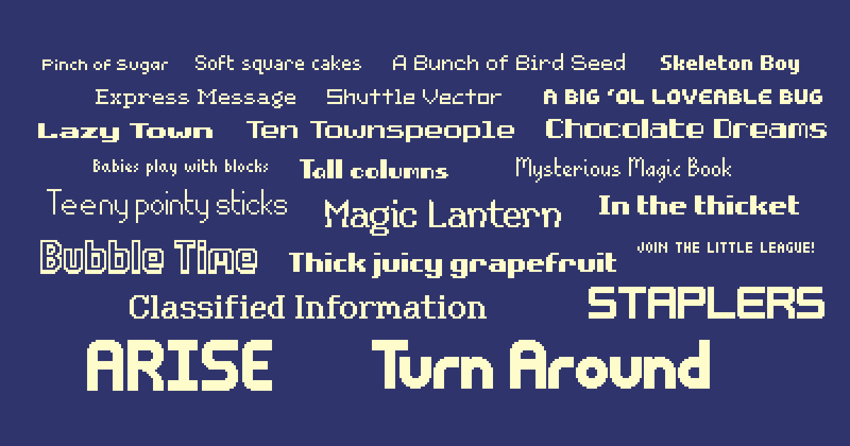 Chevy Ray's Pixel Fonts | 2D Fonts | Unity Asset Store