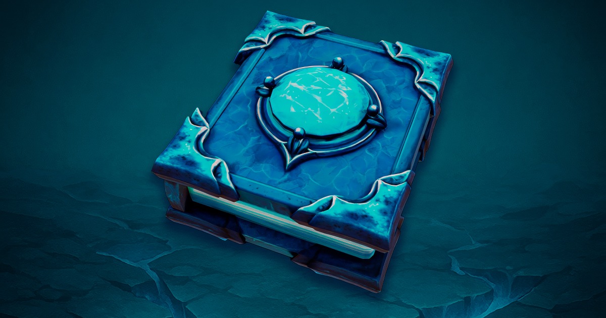 Stylized Magic Ice Book – Game Ready Fantasy Spellbook (Rigged ...