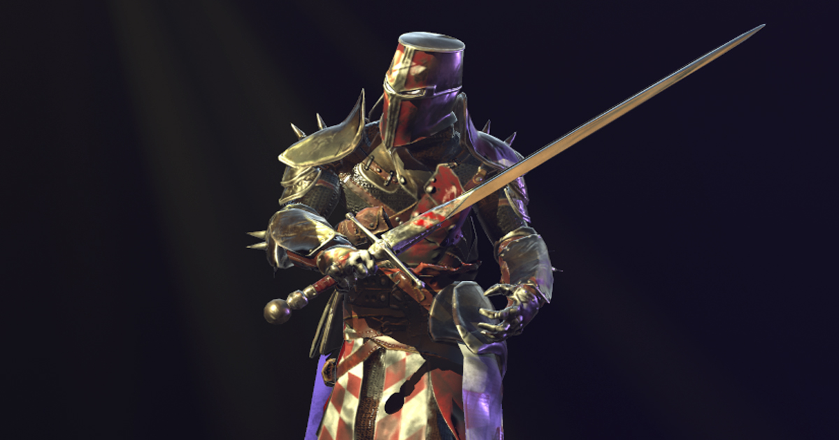 Crusader Knight Low Poly | Characters | Unity Asset Store