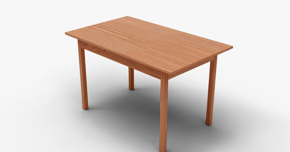 Realistic Wooden Table | Game-Ready | 3D 家具 | Unity Asset Store