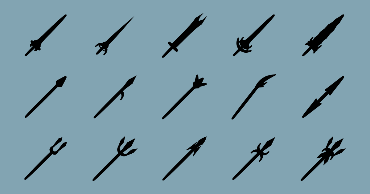 2D weapon | 2D Characters | Unity Asset Store