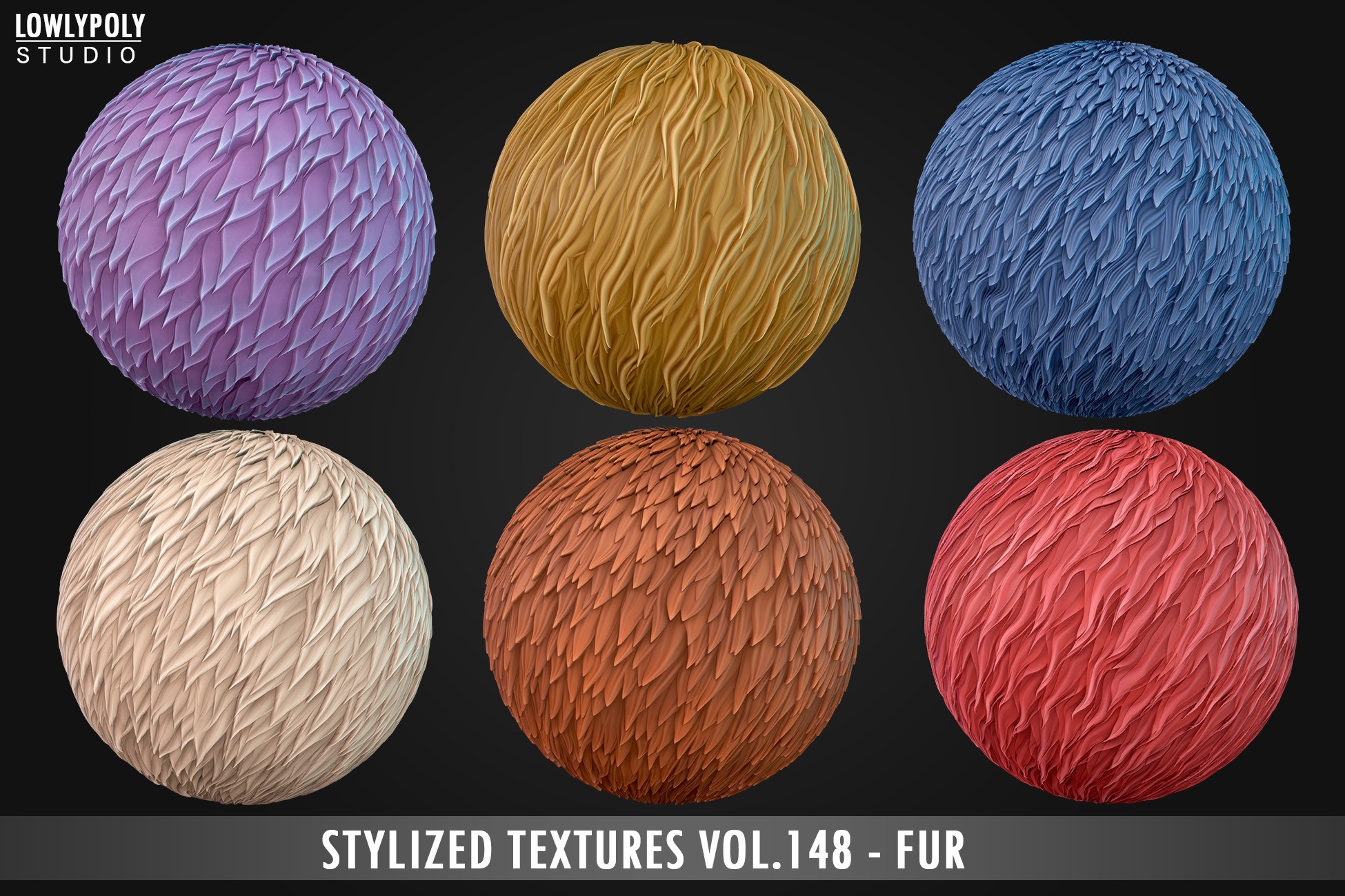 Fur Vol.148 - Stylized Textures | 2D Textures & Materials | Unity Asset ...