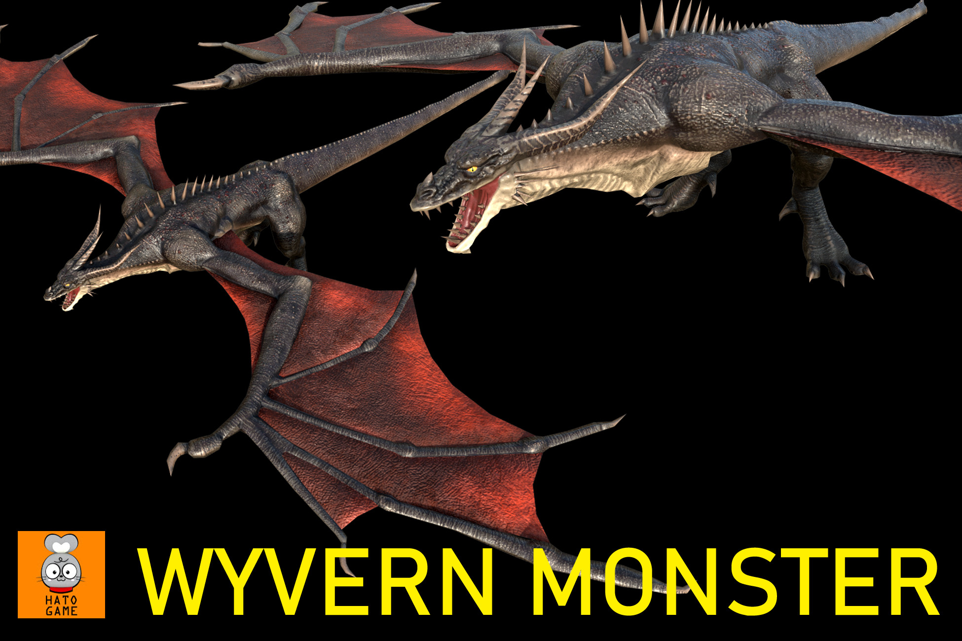 01_Monster: Wyvern Boss | Characters | Unity Asset Store
