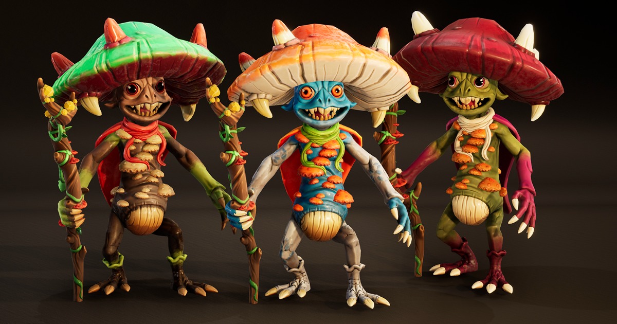 Stylized Mushroom 3 | 3D Characters | Unity Asset Store