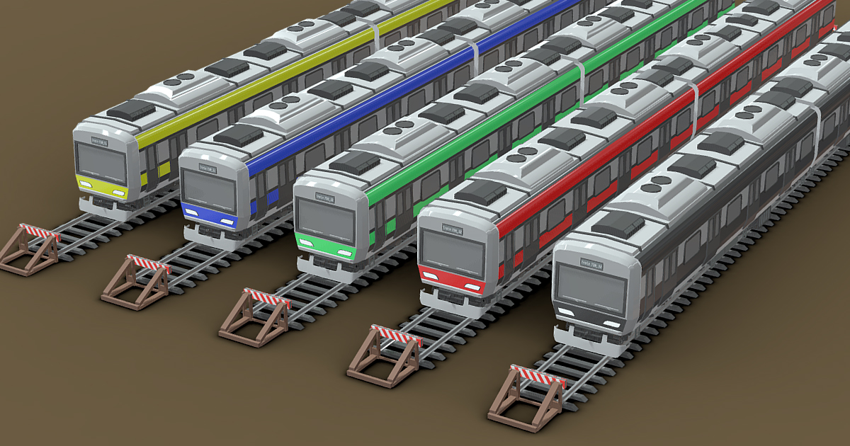 3D LowPoly Train Model # 3 | 3D Vehicles | Unity Asset Store