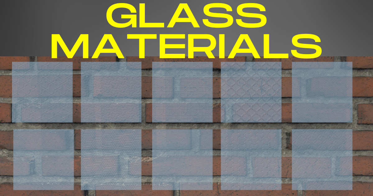 Glass_Materials | 2D Glass | Unity Asset Store