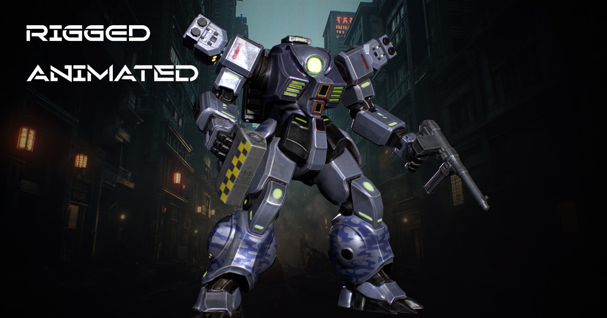 Battle Mech | 3D 로봇 | Unity Asset Store