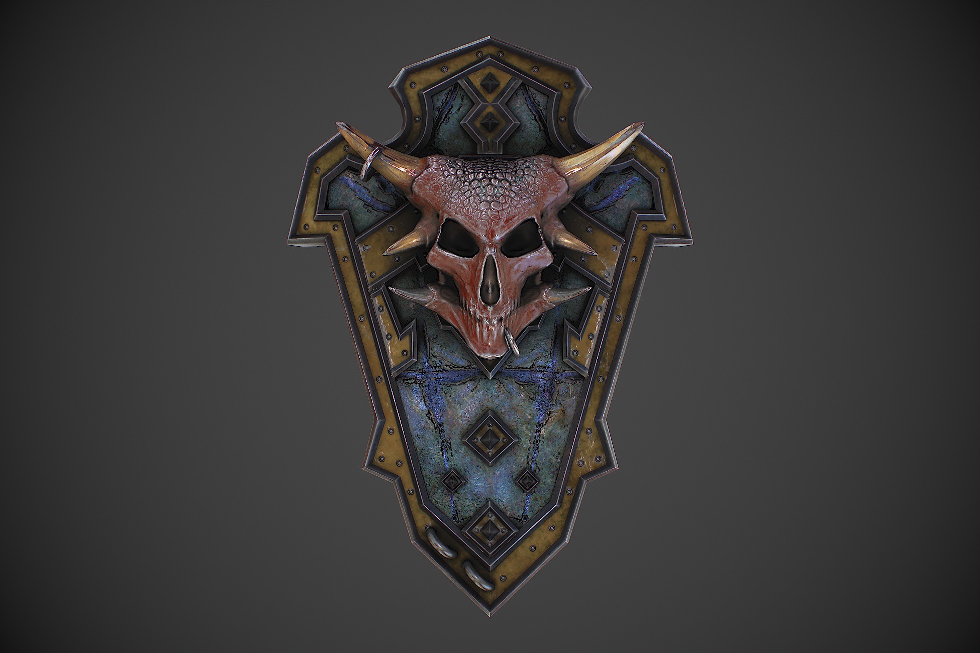 Fantasy shield 3 3d model | 3D 무기 | Unity Asset Store