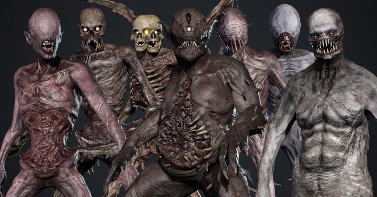 Nightmare Monster Pack | 3D Creatures | Unity Asset Store