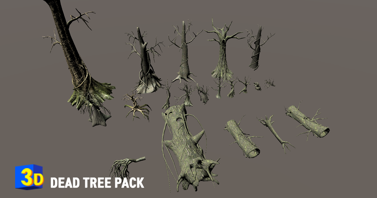 3D Dead Tree Pack | 3D Trees | Unity Asset Store
