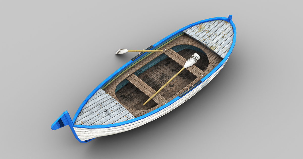 Wood Boat Lowpoly | 3D 해상 | Unity Asset Store