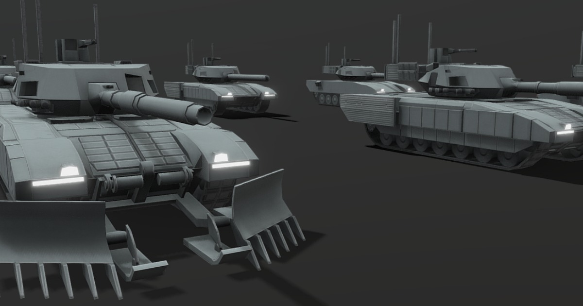 Main Battle Tank Russian | 3D Land | Unity Asset Store