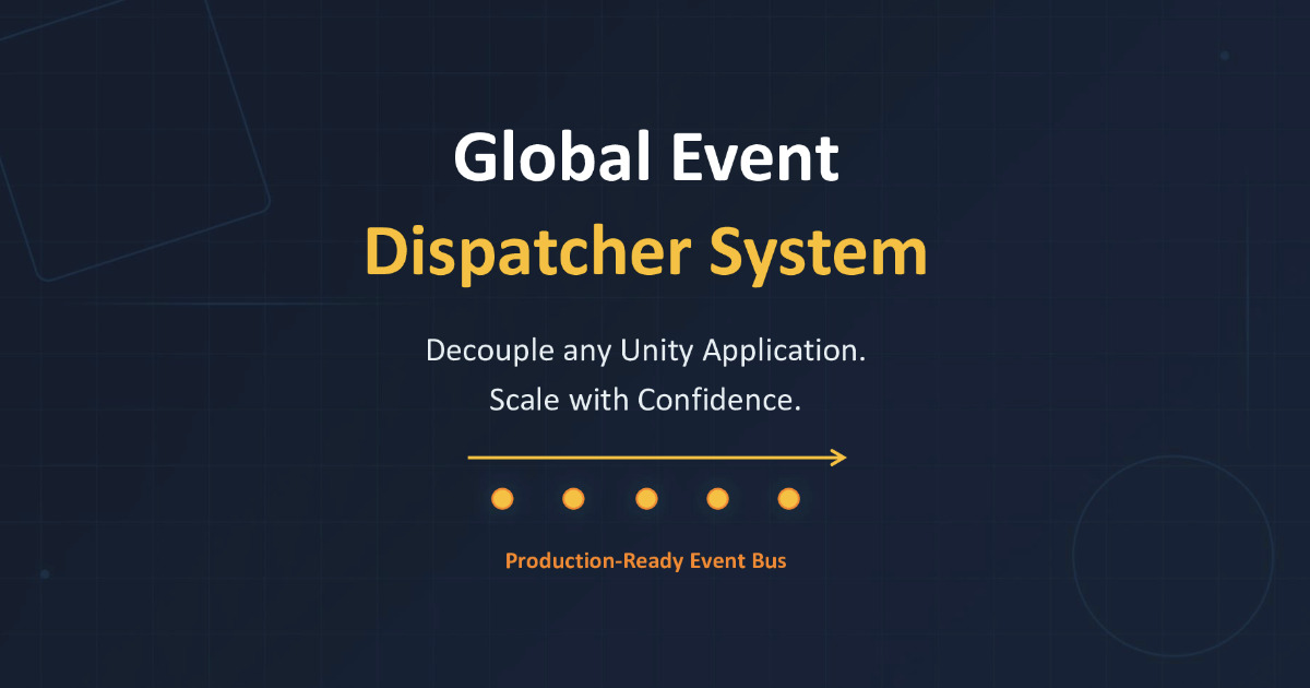 Global Events - Dispatcher System | Utilities Tools | Unity Asset Store