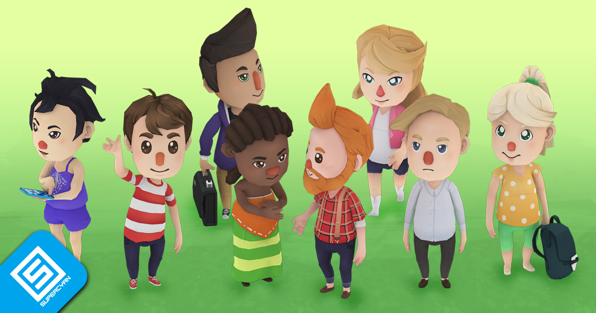Character Pack: Common People | 3D Humanoids | Unity Asset Store