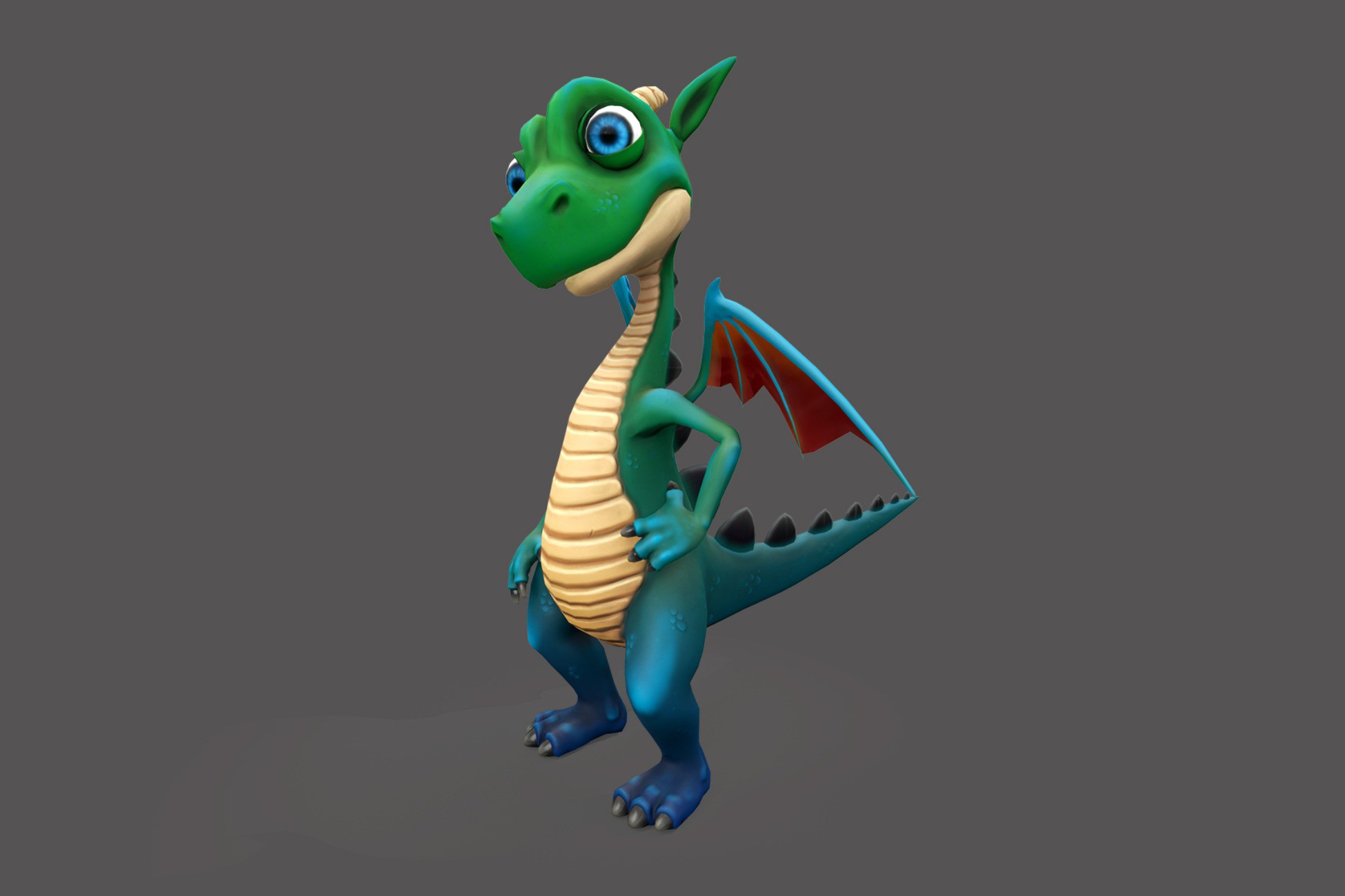 Dragon character stilized | Characters | Unity Asset Store
