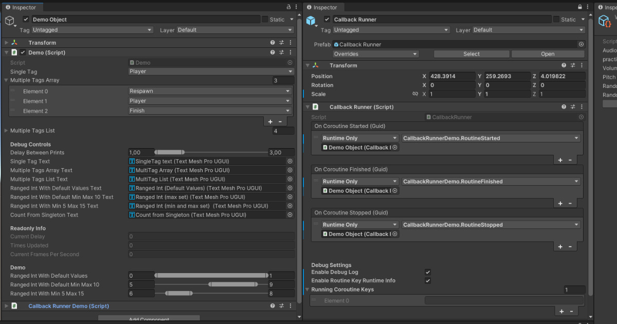 Raccoon Ninjas Toolbox Utilities Tools Unity Asset Store