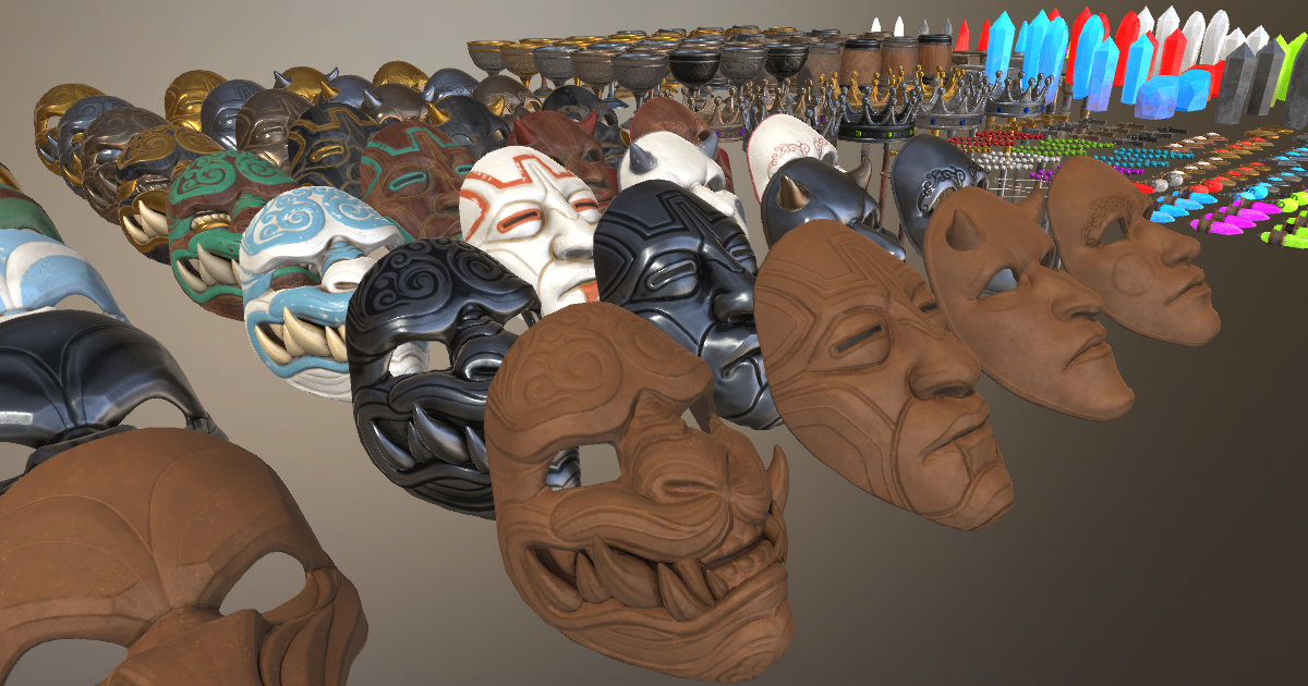 PBR Treasures pack 2 | 3D Interior | Unity Asset Store