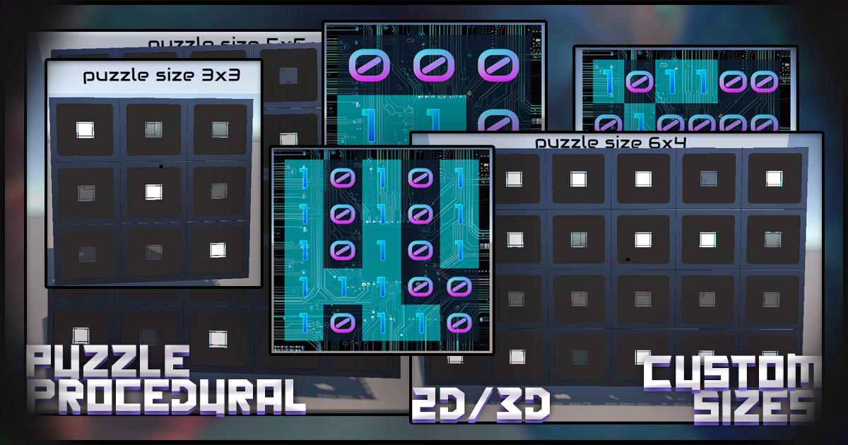 Procedural Puzzle 2D/3D Generation with Custom Matrix Sizes | Systems ...