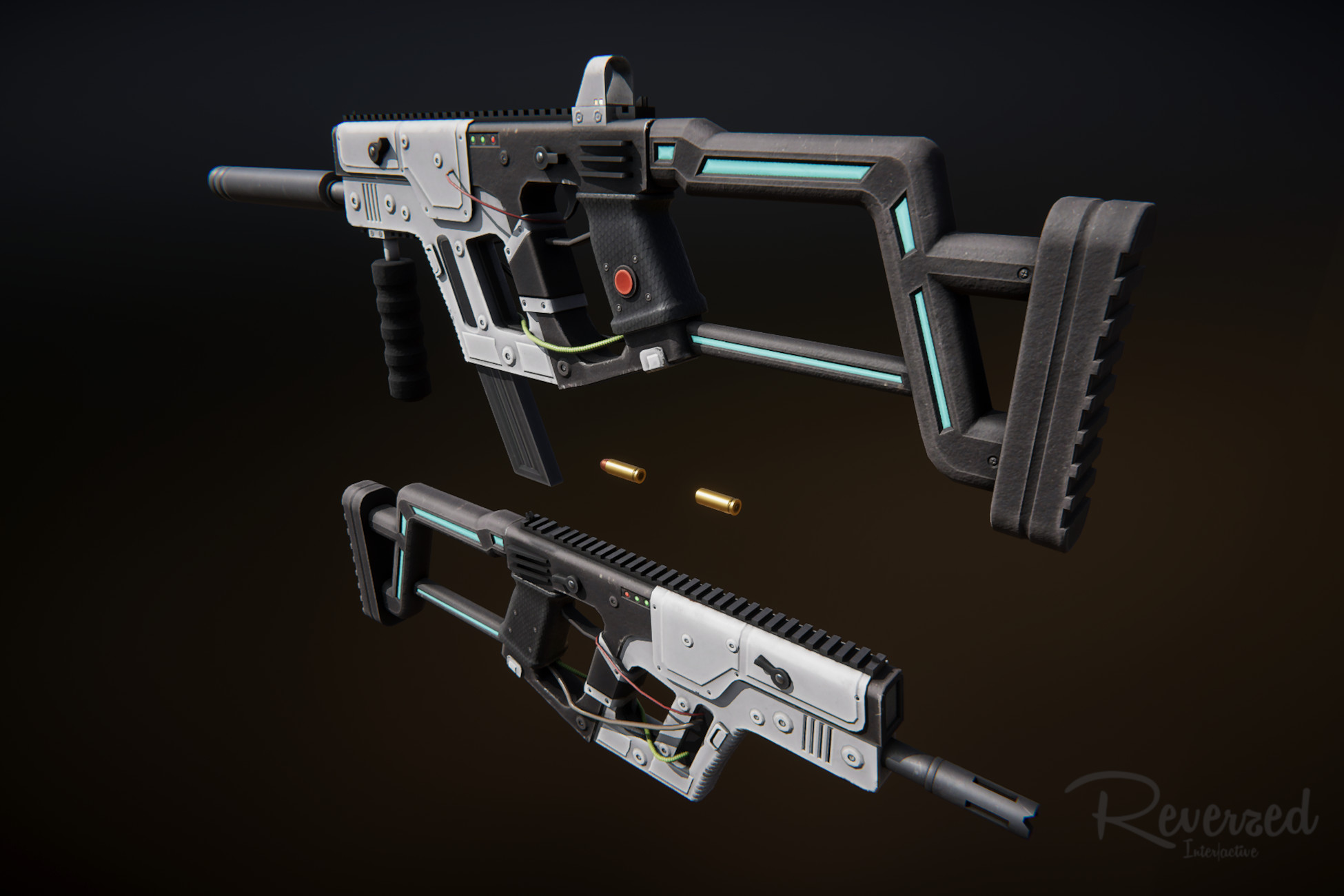 Cyberpunk SMG | 3D 枪支 | Unity Asset Store