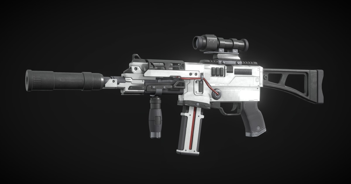 Artemis Goblin Compact Sci-Fi Assault Rifle | 3D Guns | Unity Asset Store